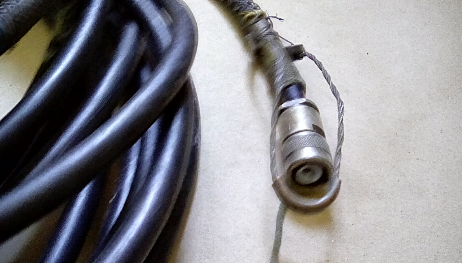 Ex MOD Clansman Coax RF Cable assy, NSN 5995 99 620 5805 50ohm C TYPE ...