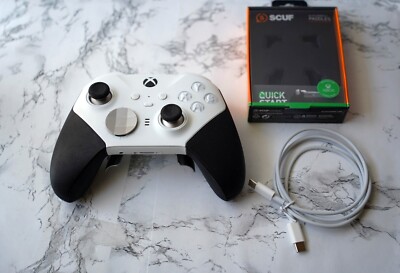 Xbox Microsoft Elite Series 2 White Wireless Controller NEW SCUF ...