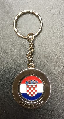 CROATIA Keychain Excellent Design With Spinning Logo The Best Keyring ...