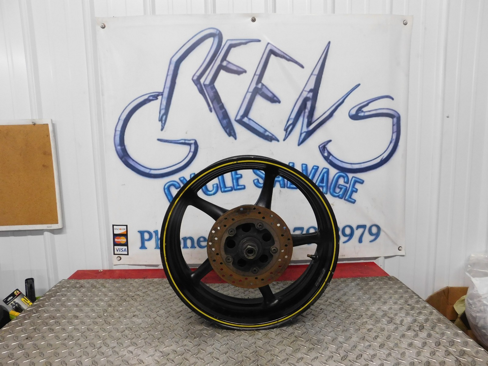 2006-2007 Yamaha R6 OEM Axle Rear Wheel Rear Rotor | eBay