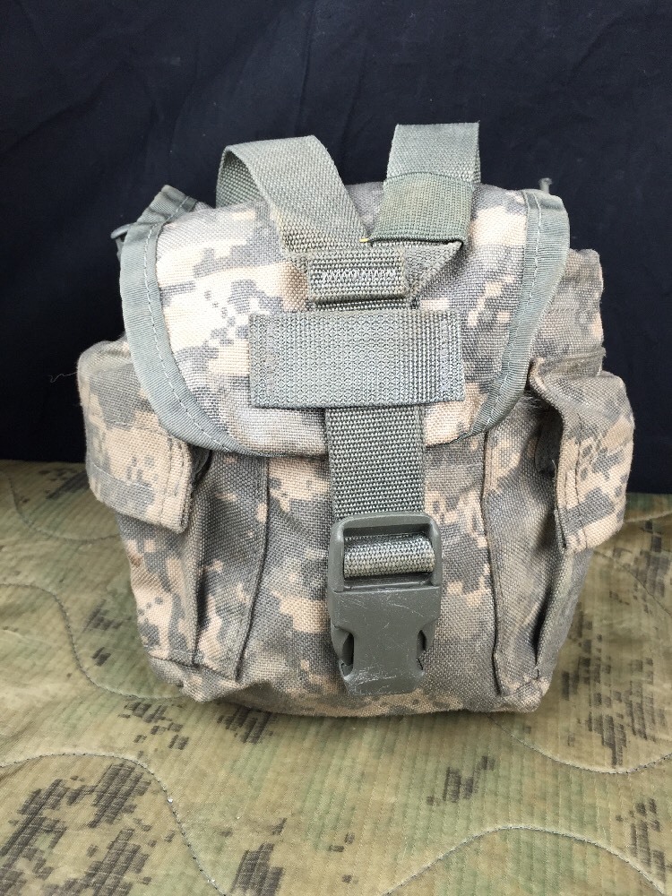 ACU MOLLE II CANTEEN / GENERAL PURPOSE POUCH - EUC & NEW 1-QUART ...