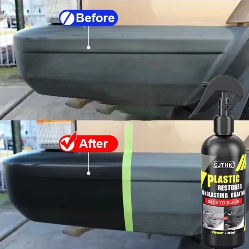 Car Plastic Restorer Back To Black Gloss Plastic Renovator Longlasting ...