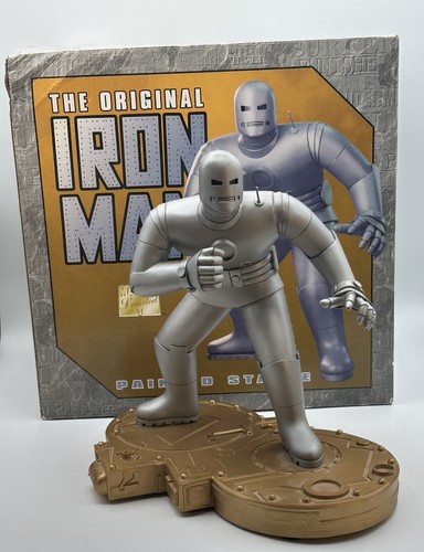 The Original Iron Man Painted Statue Marvel Gray Version Bowen Design ...