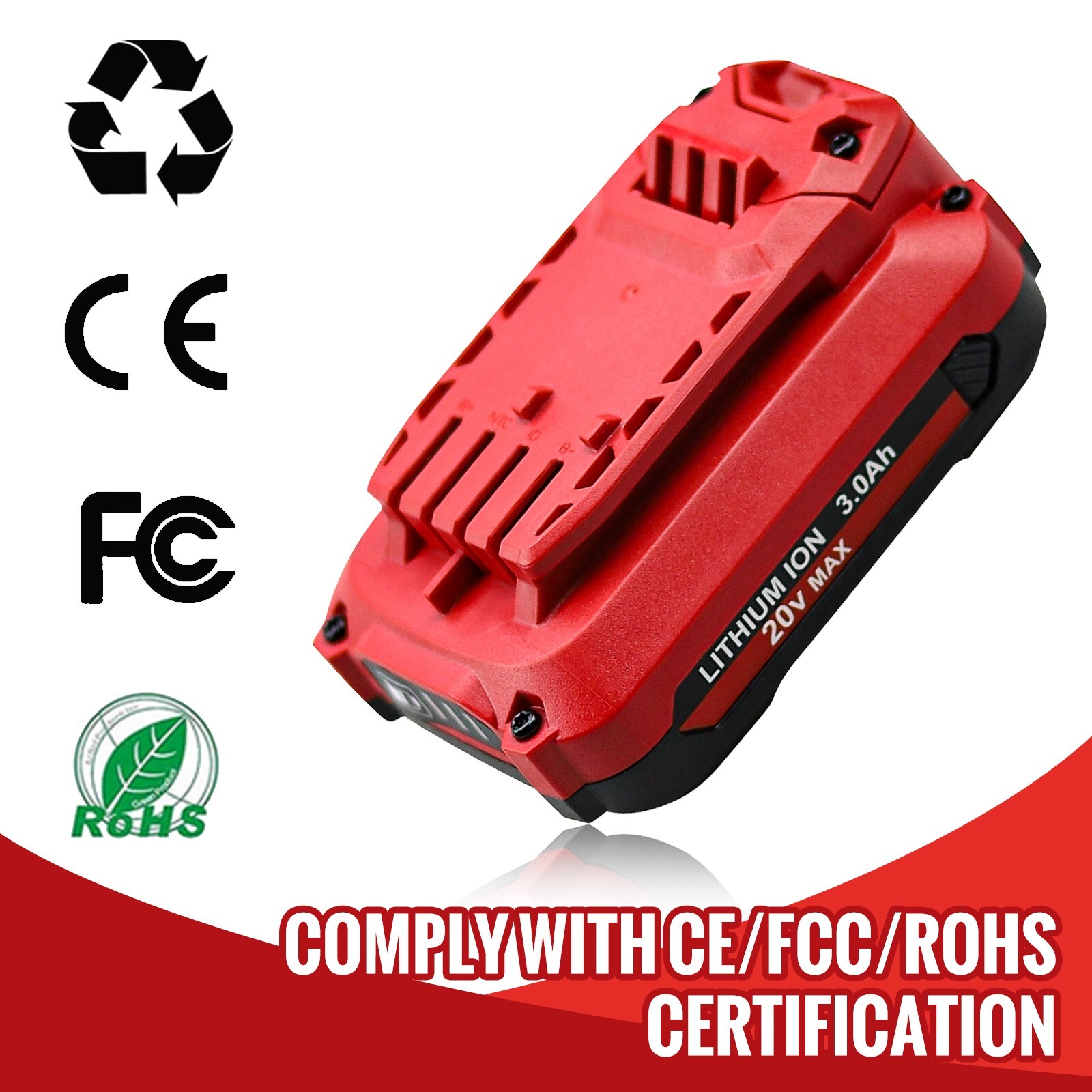 For Craftsman V20 20 Volt MAX Lithium Battery / Charger CMCB204 CMCB202 ...