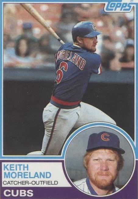 1983 Topps - Keith Moreland #619 for sale online | eBay