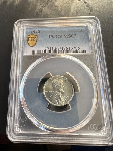 1943 Lincoln Steel Cent PCGS MS67 | eBay