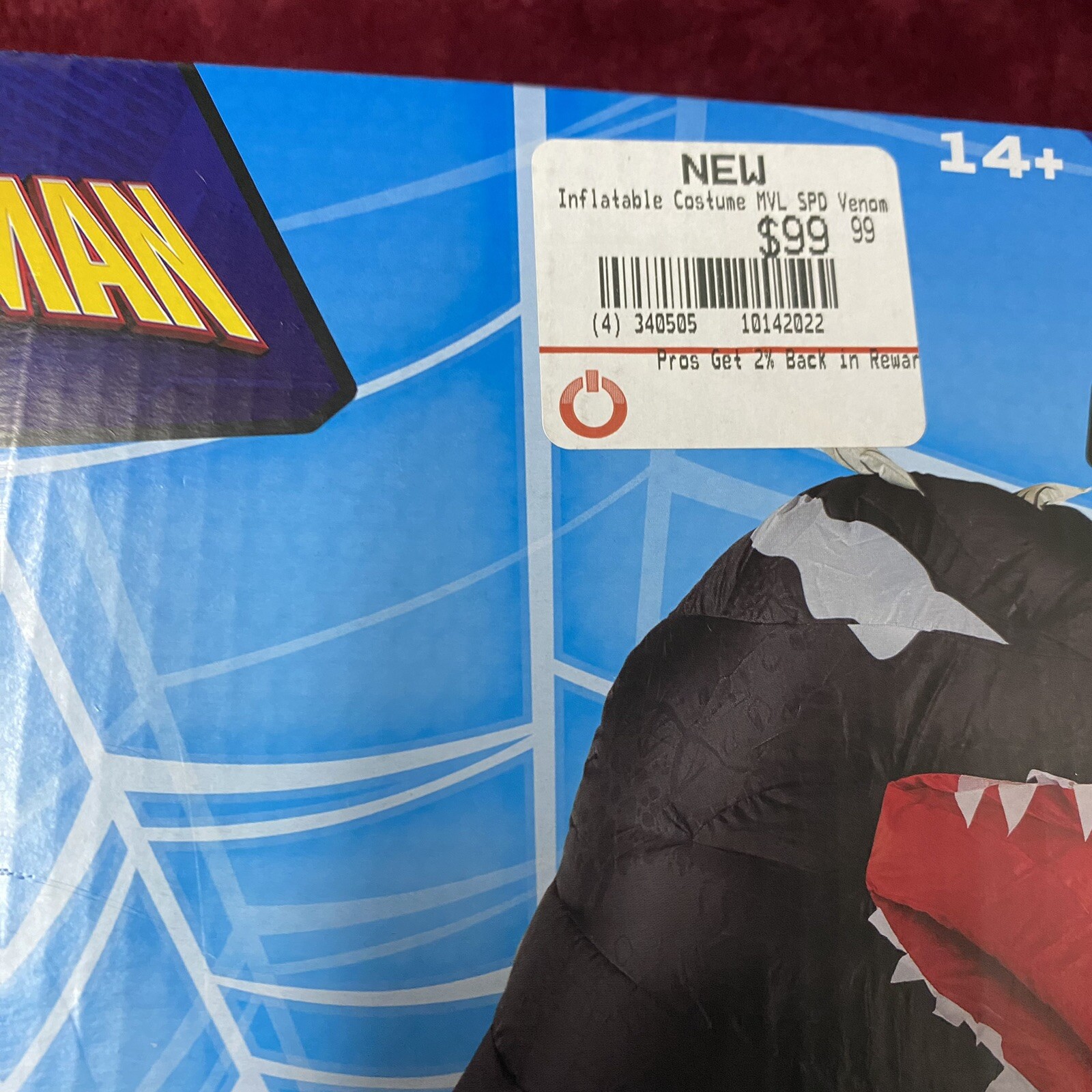 Venomosaurus Inflatable Dinosaur Halloween Costume Spider-Man Venom ...