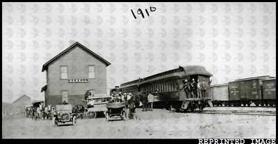 Chicago and North Western Railroad CNW Depot Station NEWELL SD Butte ...