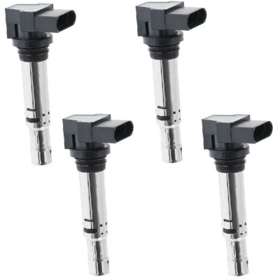 4x NGK Zündspulen 48003 U5002 für Audi A1 Seat Leon Skoda Fabia VW Polo ...