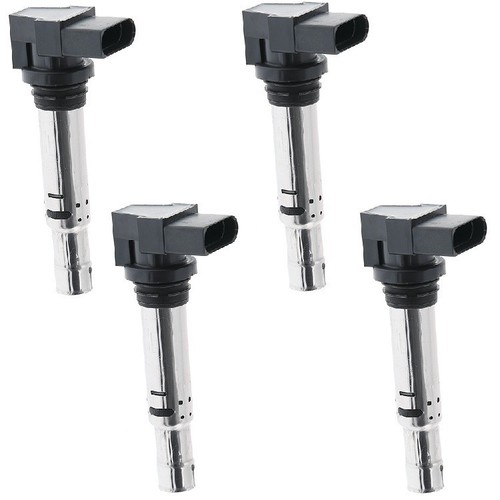 4x NGK Zündspulen 48003 U5002 für Audi A1 Seat Leon Skoda Fabia VW Polo ...