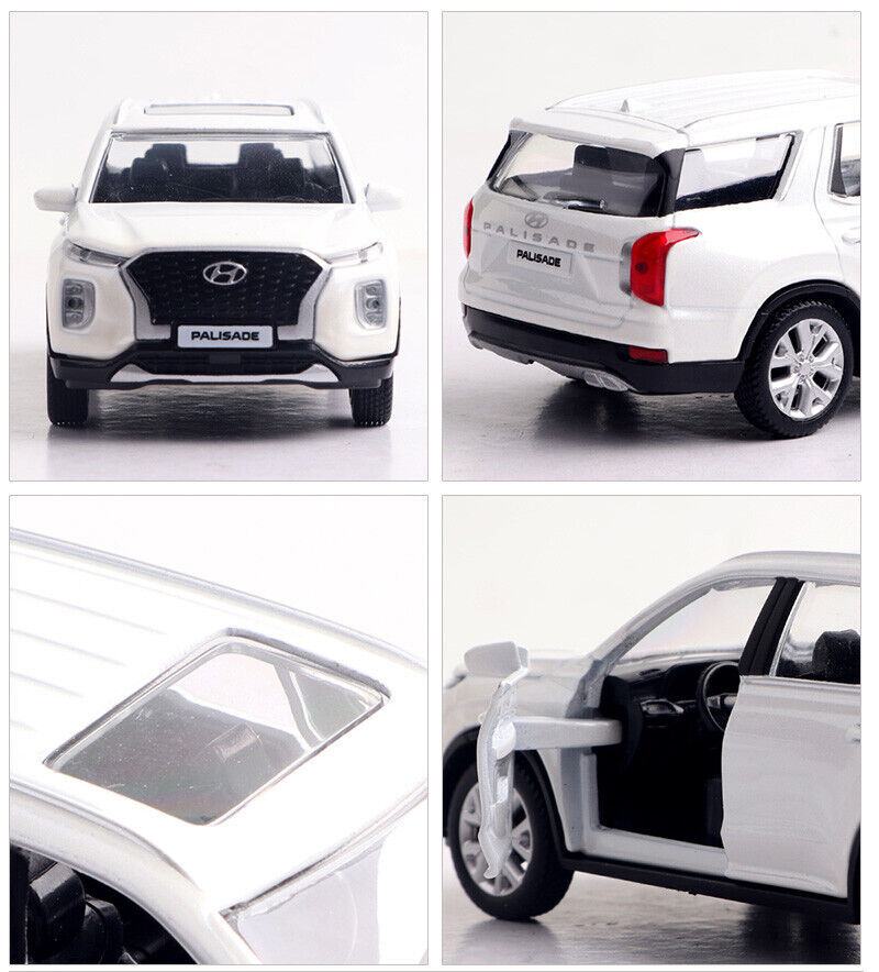 Hyundai Motor Palisade Mini Car Diecast 1:38 Scale Miniature Display ...