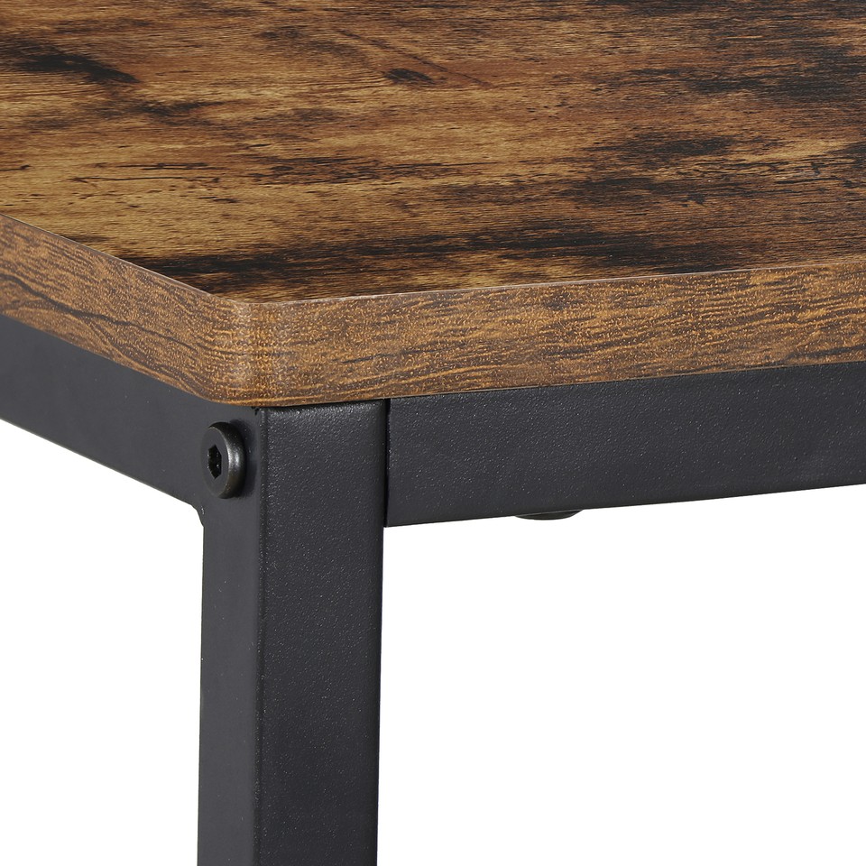 End Table Living Room C Shaped End Table 25 inches High Side Table for ...