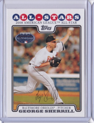 2008 Topps Updates & Highlights #UH83 GEORGE SHERRILL BALTIMORE ORIOLES ...