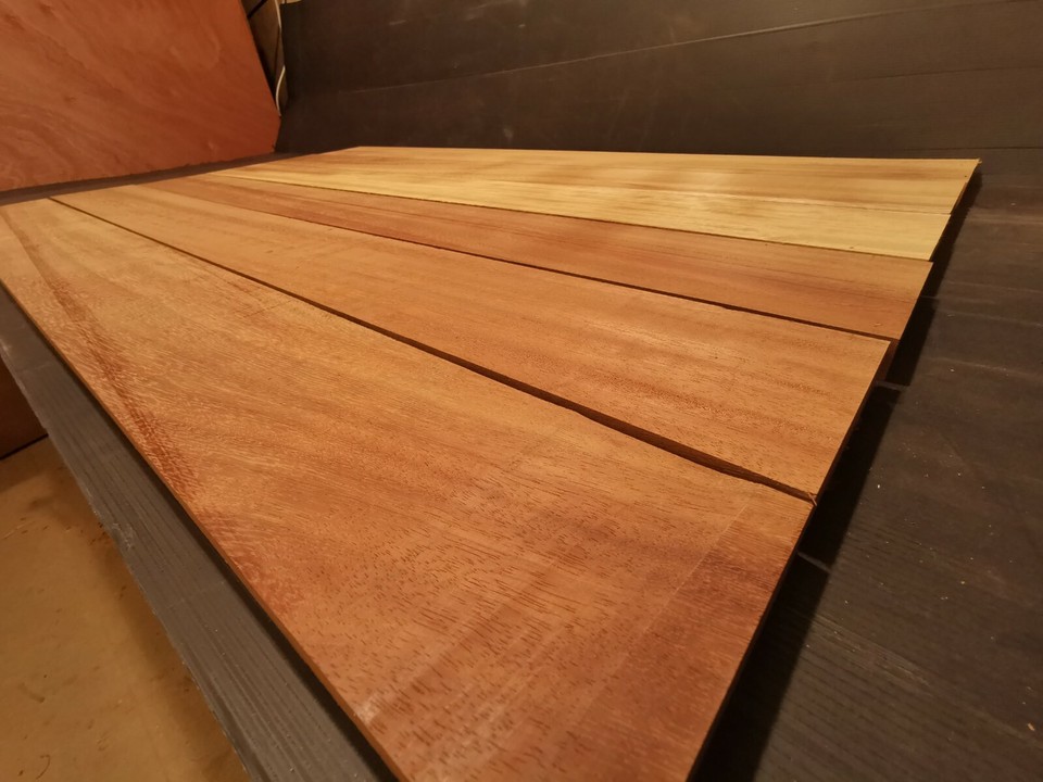 IROKO TIMBER BOAT HARDWOOD WOOD AFRICAN TEAK 120mm x 18mm x 1000mm ...