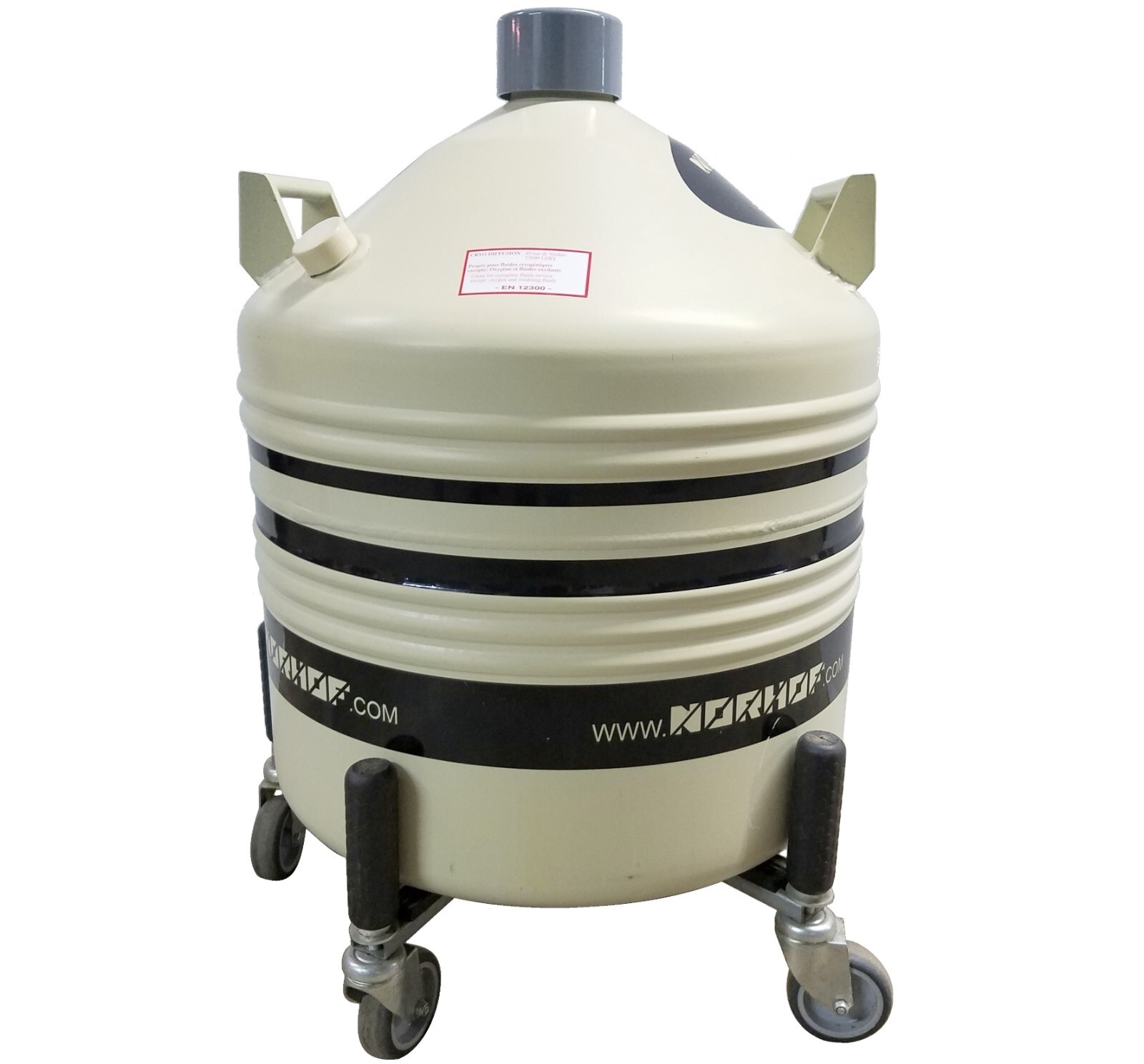 Norhof LN2 35 Liter Dewar Tank For Liquid Nitrogen Dosing System w ...