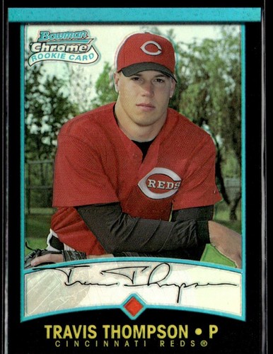 2001 Bowman Chrome Reractor Travis Thompson Rookie Cincinnati Reds #318 ...