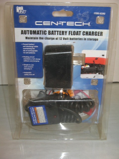 Centech 12 Volt Automatic Float Car Battery Charger Maintainer for sale ...