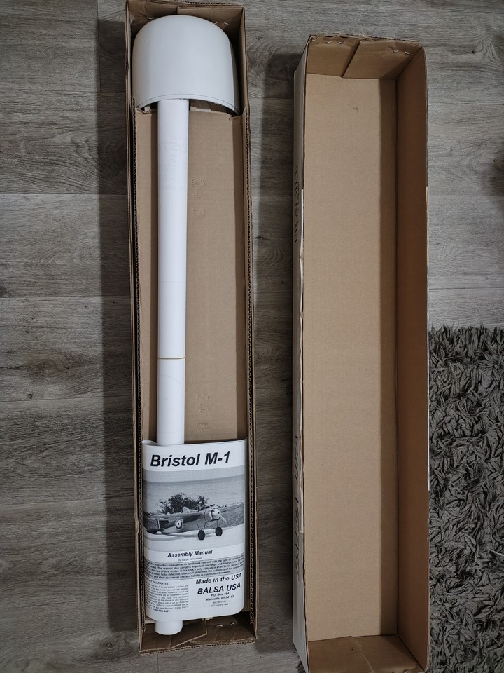 Balsa USA Bristol M-1 Scale WW1 Rc Remote Control Airplane Kit #436 | eBay