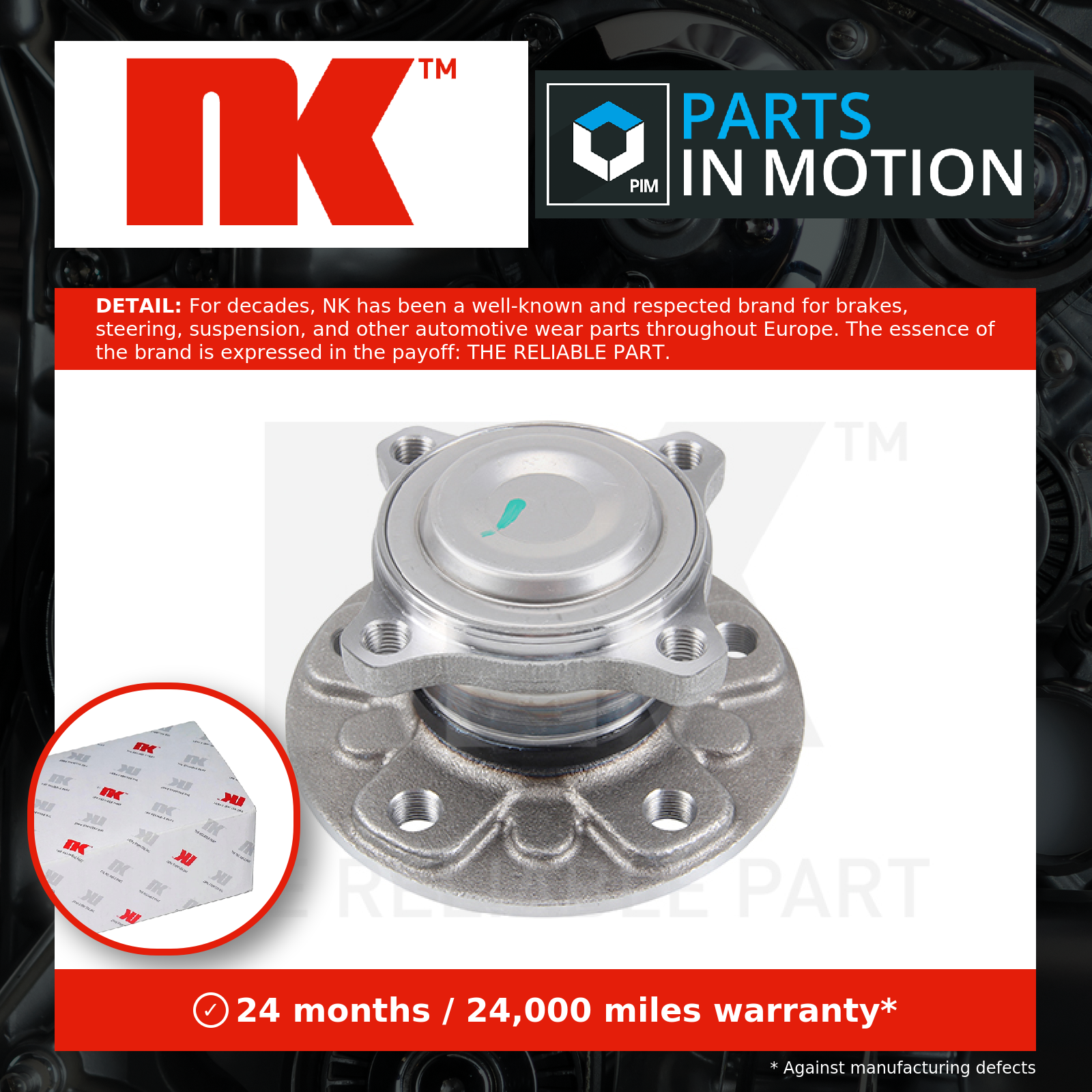 Wheel Bearing Kit Front Rear 143mm Outer ⌀ Fits BMW i3 Mini Clubman NK ...