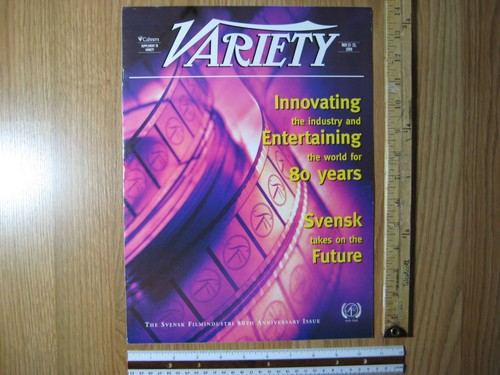 Vintage Variety Magazine May 17, 1999 Svensk Filmindustri 80th ...