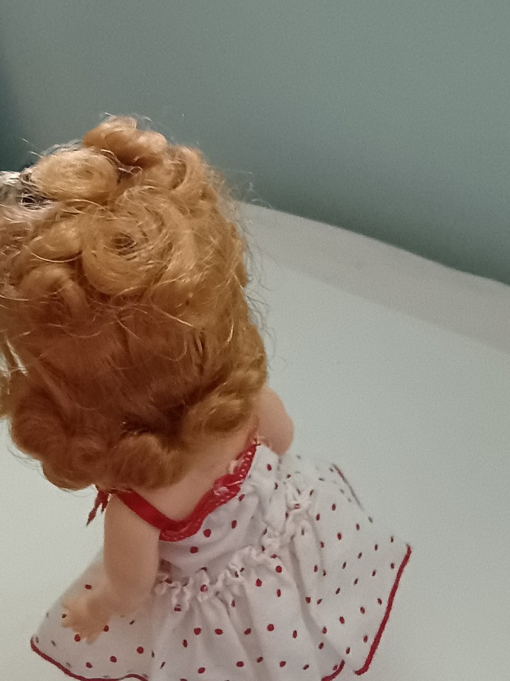 Vintage Madame Alexander kins Doll 1950's jointed knees Marked ALEX on her back | eBay