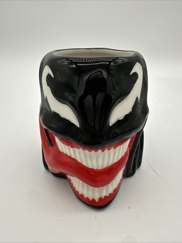 Marvel Comics Spiderman Villian Venom Ceramic Mug 16 oz Symbiote Cup ...