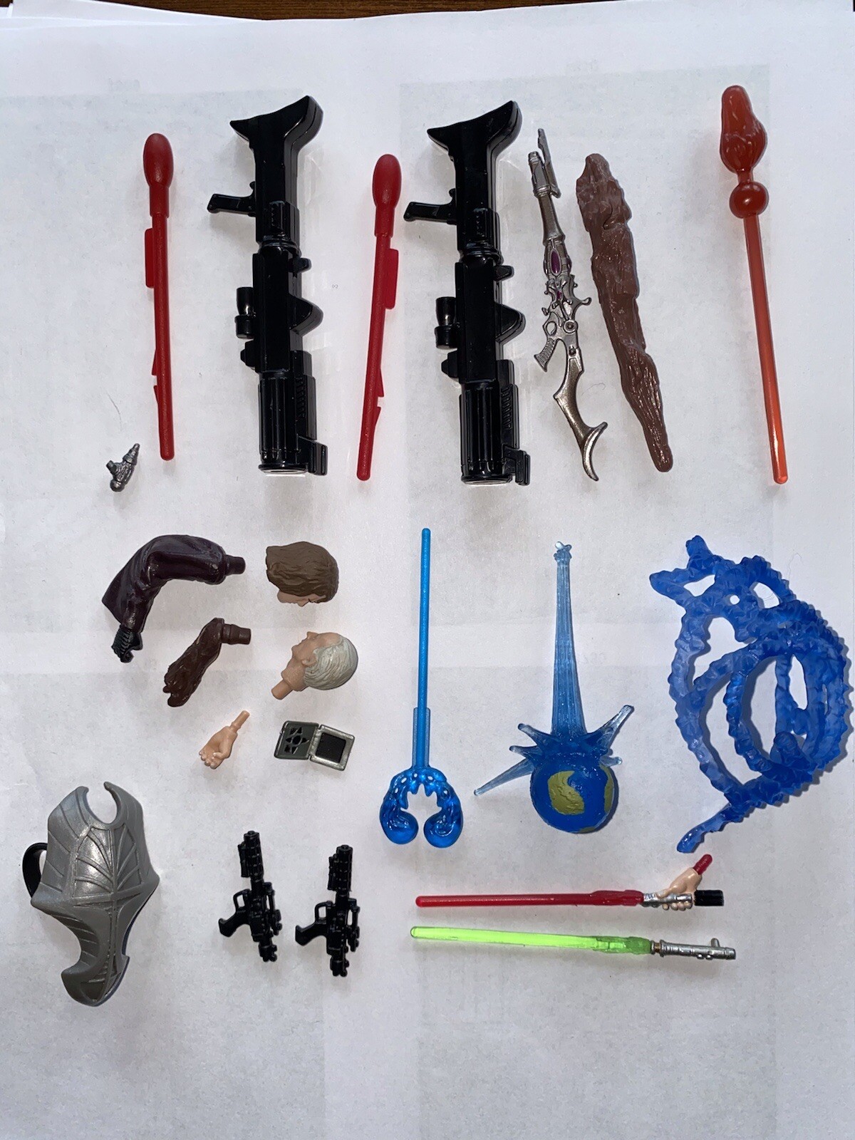 star wars revenge of the sith random weapon lot battle damage anakin ...