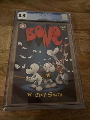 BONE #1 First Print (Fone, Phoney, Smiley 1st app) CGC Cartoon TV Show ...