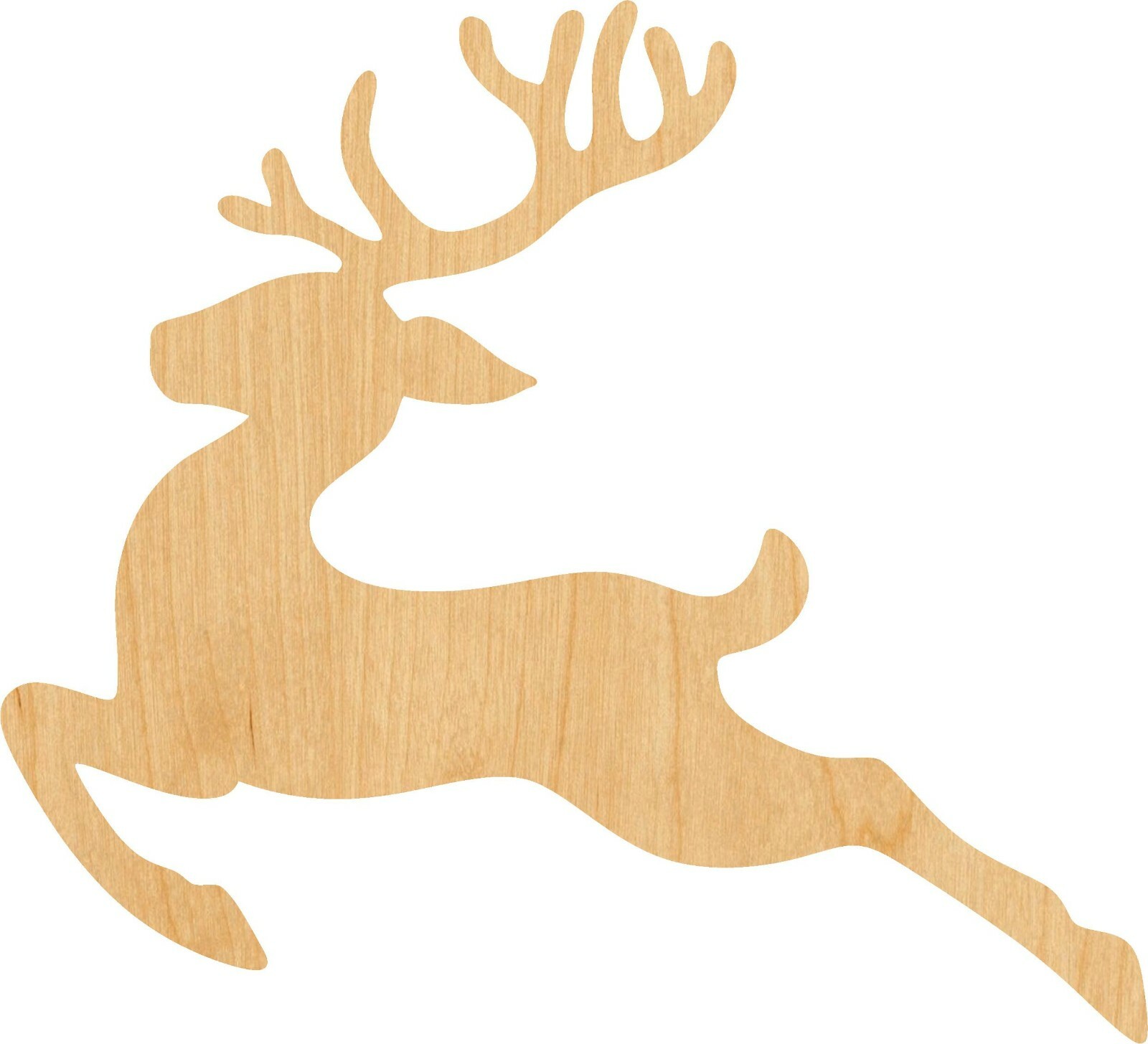 Flying Reindeer Laser Cut Out Wood Shape Craft Supply - Woodcraft ...