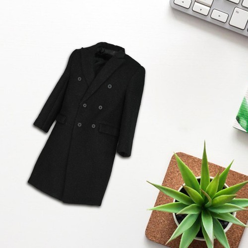 Fashion 1:6 Scale Miniatures Outfits Trench Coat Cosplay Figure Costume ...