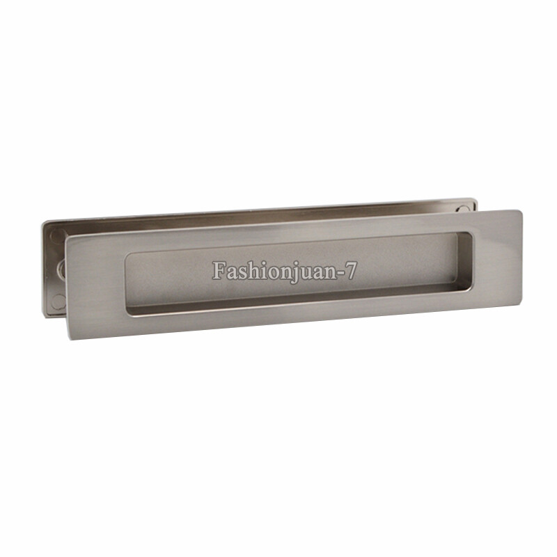 1Pair Recessed Sliding Door Handles Invisible Hidden Push/Pull Flush ...
