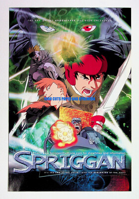Spriggan ADV Films 2001 Anime Trade Print Magazine Ad Poster ADVERT | eBay