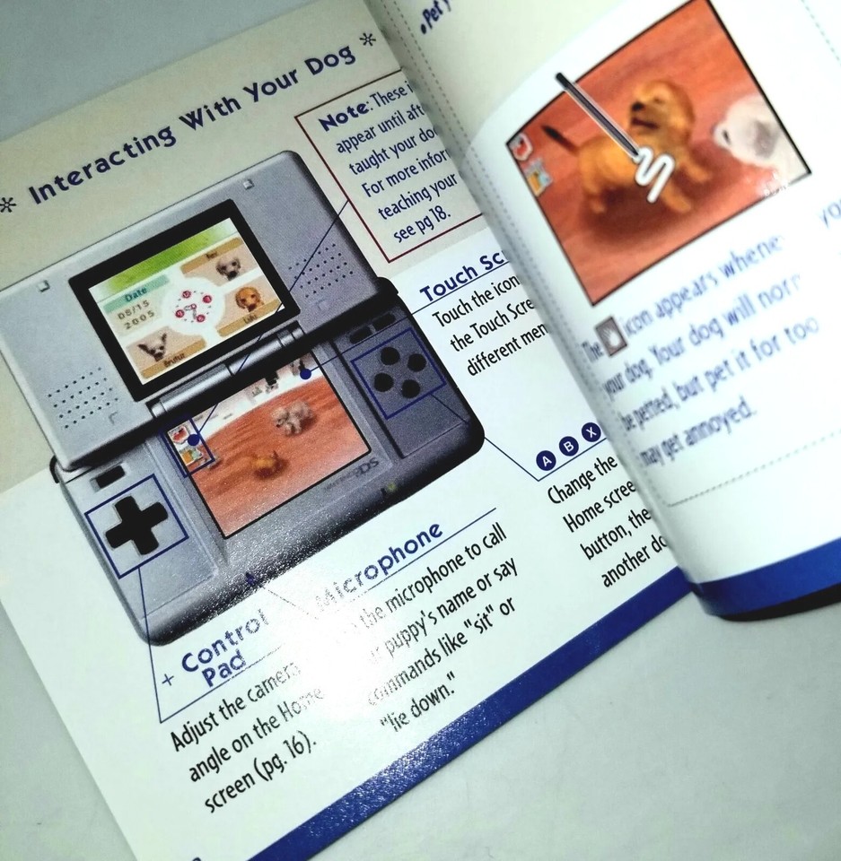 Nintendogs Instruction Booklet. Nintendo DS Gaming Booklet. | eBay