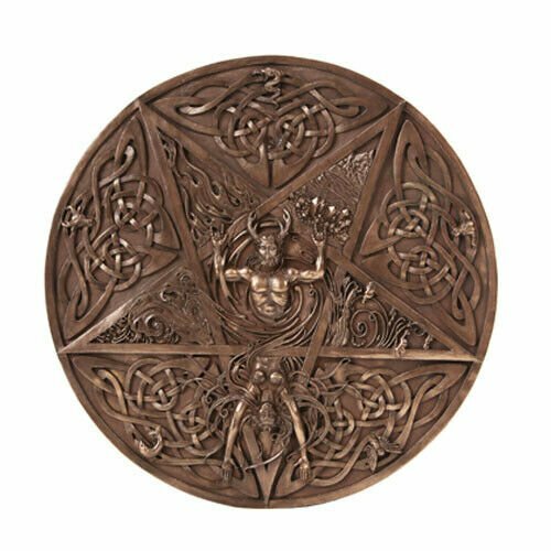 Pacific Trading The Horned God and Goddess Elemental Plaque Wall Plaque ...