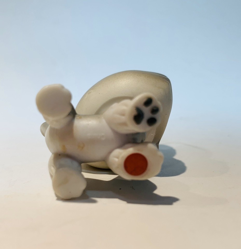 Littlest Pet Shop~#69~Husky~Dog~Standing~Gray White~Blue Dot Eyes~Red ...