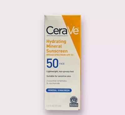 CeraVe Hydrating Sunscreen SPF 50 Face Lotion 06/25 3606000514959 | eBay