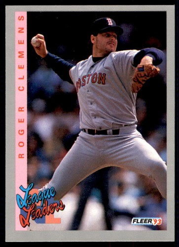 1993 Fleer Roger Clemens Boston Red Sox #348 | eBay