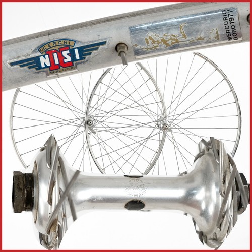 GIPIEMME NISI 28" 700c VINTAGE OLD WHEELSET TUBULAR WHEELS ROAD RACING ...