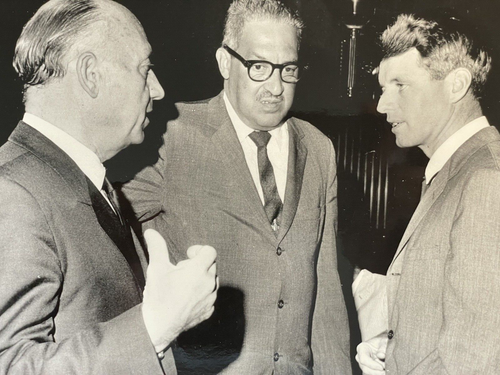 Kennedy, Marshall, and Jacob Javits Civil Rights Press Photograph 1965 ...