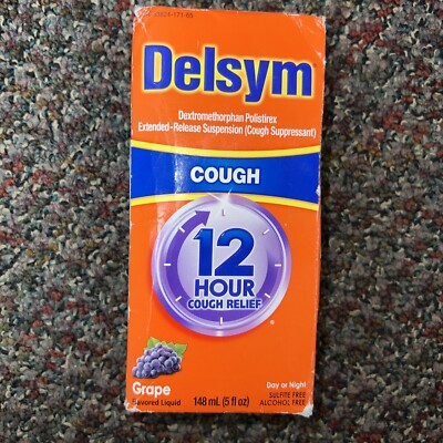 Delsym Dextromethorphan Polistirex Extended-Release Suspension 12 Hour ...