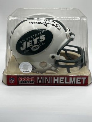 Don Maynard New York Jets Signed Football Riddell Sports Mini Helmet ...