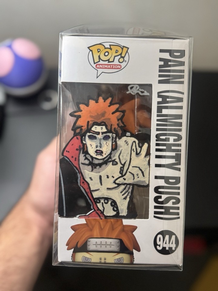 *CUSTOM* Funko Pop! Vinyl: Naruto Shippuden GITD Pain Exclusive with ...