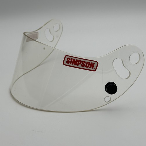 Simpson Racing StingRay Helmet Shield Clear Pre Owned | eBay