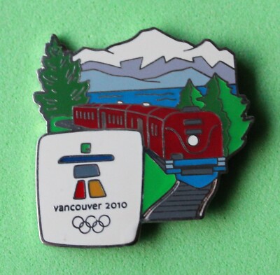 Train Authentic 2010 Vancouver Olympic pin badge | eBay