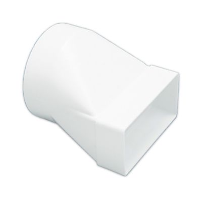 100mm to 110 x 54mm Offset Round to Rectangular Adapter Ducting Fitting ...