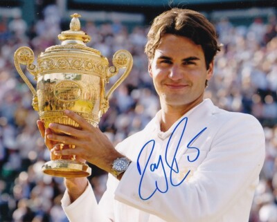 ROGER FEDERER SIGNED AUTOGRAPH 8 X 10 PHOTO | eBay