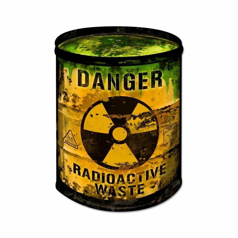 Radioactive Waste Barrel