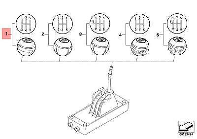 Genuine MINI Cooper R50 R52 Cabrio R53 Manual 5 Gear Shift Knob | eBay