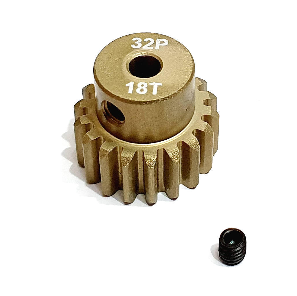 32DP 12T - 20 Teeth Tooth Motor Pinion Gear 540 3.175mm Bore RC Car 32 ...
