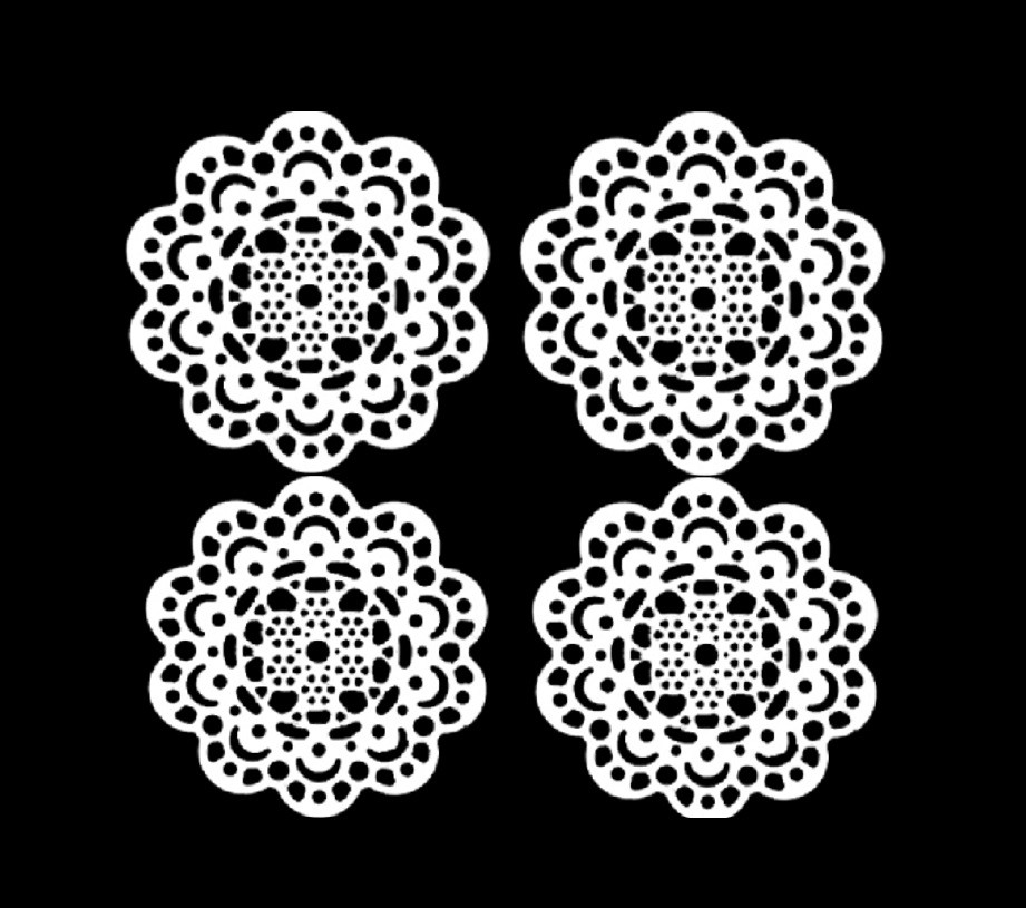 Silhouette Doily Wedding